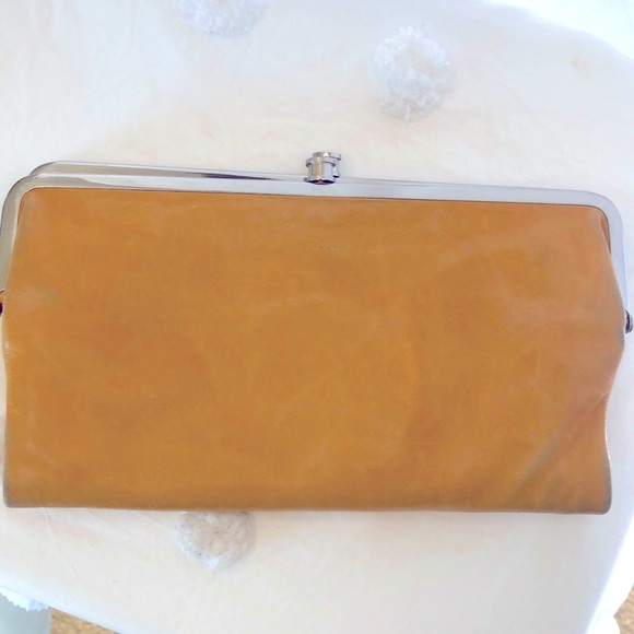 HOBO | Bags | Hobo International Lauren Mustard Yellow Colored Wallet ...